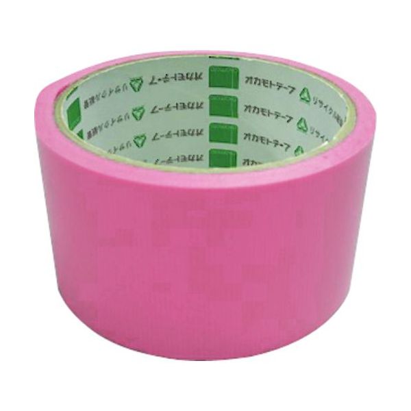 【特長】●手切れ性が良好で、作業がスムーズです。●特殊粘着剤を使用しており、糊残りしにくい設計です。●色が目立つため、貼り残しや剥がし残しもよく分かります。【用途】●内・外装工事の養生。●引越作業。●養生シートの固定。【仕様】●色：桃色●幅...
