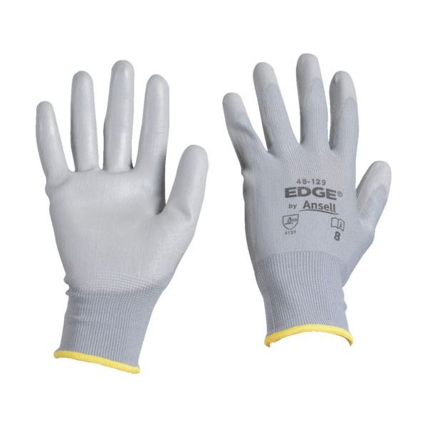 【特長】●高い耐摩耗性とグリップ力により生産性の向上に寄与します。●15ゲージ編で手にしっかりフィットし、指先の繊細な感覚を損ないません。【用途】●細かな組み立て作業、梱包作業、品質検査。【仕様】●色：グレー●サイズ：XS●厚さ(mm)：0...