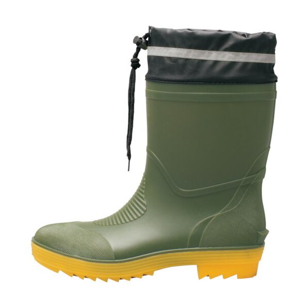 ジーベックメーカーお問い合わせ：084-928-0023【特長】●パーツの貼り合わせがないPVCインジェクション製法(射出成型)での成型なので水漏れの心配がありません。●履き口カバー付きなので水や雪・異物の浸入を防ぎます。●反射材付きです。...