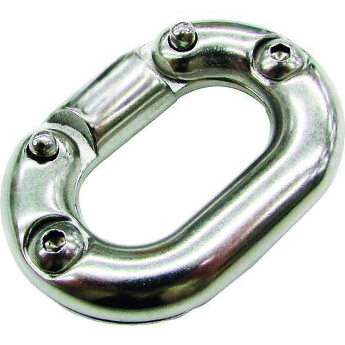 水本機械製作所メーカーお問い合わせ：079-246-2501【特長】●ボルトの開け閉めで手軽に開閉することができ、ハンマーで打ち込めばしっかり固定させることもできます。【用途】●チェーン・ワイヤ・ロープ等の連結金具に。●また端末の金具のジョ...