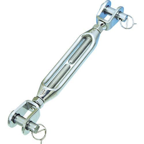 水本機械製作所メーカーお問い合わせ：079-246-2501【特長】●枠を回転させると、緩めたり、締めたりすることができます。●リングを外すことにより、簡単に対象物に取り付けられます。【用途】●ワイヤロープの張り具合の調節に。【仕様】●ねじ...