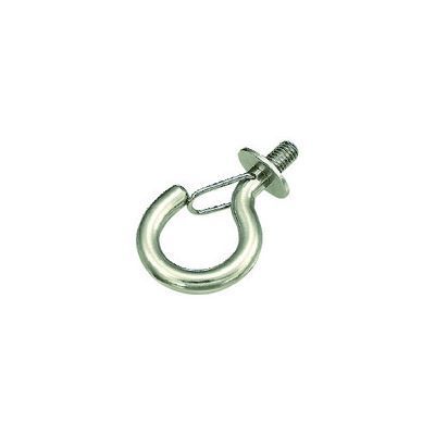 水本機械製作所メーカーお問い合わせ：079-246-2501【用途】●壁面・床面・柱などに設置し、チェーン・ワイヤ・ロープの端末金具として。【仕様】●使用荷重(kN)：0.20●ねじ径：W-1/4●ドリル径(mm)：11●D(mm)：6●B...