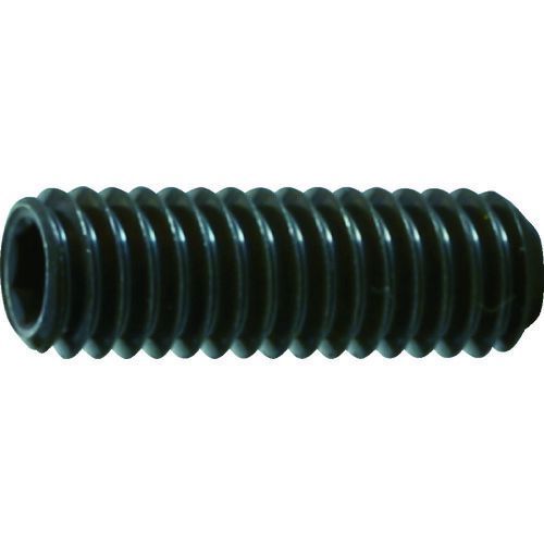 【特長】●SCM材を使用し、高い強度があります。【仕様】●寸法(mm)d：M4●寸法(mm)L：8●ねじピッチ(mm)：0.70●強度区分：45H●六角穴対辺寸法(mm)：2【材質／仕上】●クロムモリブデン鋼（SCM435）●表面処理:黒染...