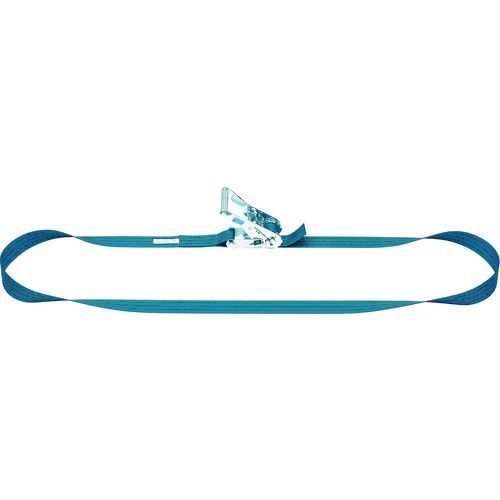 キトーメーカーお問い合わせ：0120-988-558【特長】●巻取タイプの強力ラッシングベルトです。【用途】●荷締め作業。【仕様】●最大使用荷重(t)：0.127●ベルト長さ(m)固定側：4●ベルト寸法(mm)幅×厚さ：25×1.4●色：青...