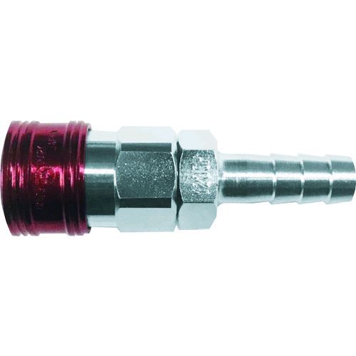 ヤマトエンジニアリングメーカーお問い合わせ：072-985-0154【特長】●業界初のカラーカップリングです。【用途】●配管ラインの色分けに適しております。【仕様】●相手側ホースサイズ(インチ)：1/4●色：レッド●使用流体：空気【仕様2】...