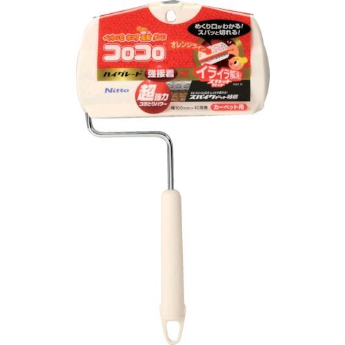 ニトムズメーカーお問い合わせ：03-3544-0615【特長】●カーペットやラグマットのホコリ・髪の毛・花粉・ダニを強力キャッチします。●テープ交換楽々仕様です。●めくり口がわかり、きれいに切れるオレンジライン入りです。【用途】●カーペット...