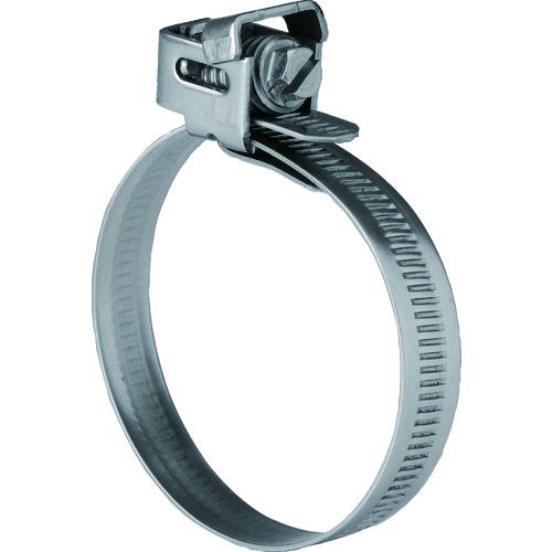 【特長】●狭い場所での脱着作業も簡単にできます。●バンドのスリットが非貫通のため、結束物を傷つけにくいです。【用途】●一般産業、農業、空調設備、電気設備用。【仕様】●最大径(mm)：225●最小径(mm)：50●厚さ(mm)：0.8●締付ト...