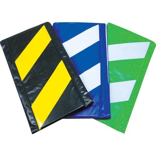 【特長】●トラ模様の部分には反射テープを使用していますので夜間でも危険防止に役立ちます。【用途】●駐車場や危険な角に。【仕様】●色：緑/白●幅(mm)：275●長さ(m)：2●厚さ(mm)：6【仕様2】●取付方法：貼付タイプ(粘着剤付)【材...