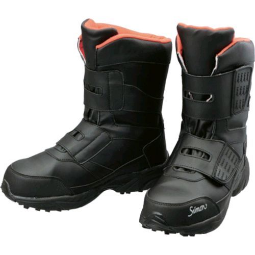 シモンメーカーお問い合わせ：0120-345-092【特長】●暖かさが持続します。●良好なホールド感と着脱容易なマジック式と大きく開放できる履き口部です。●夜間も安心、再起反射材付です。●耐滑性に優れる靴底です。【用途】●交通誘導、その他防...