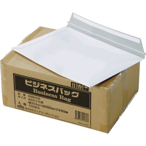 【特長】●ボール紙でできた丈夫なビジネスバッグです。●角2タイプはA4の書類用、A4タイプはA4の封筒がそのまま入ります。●ワンタッチ開封ジッパー付なので開封時はさみやカッターが不要です。【仕様】●タイプ：A4●色：白●縦(mm)：260●...