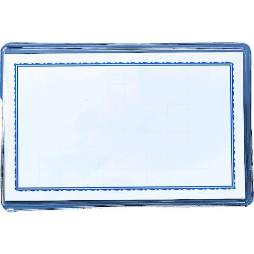 【特長】●裏面に安全ピン・クリップ両用型の金具が付いています。【用途】●氏名等の識別用として。【仕様】●タイプ：ソフト●縦(mm)：57●横(mm)：91●厚さ(mm)：4●取付方法：安全ピン・クリップ両用型金具●中紙サイズ(mm)幅×高さ...