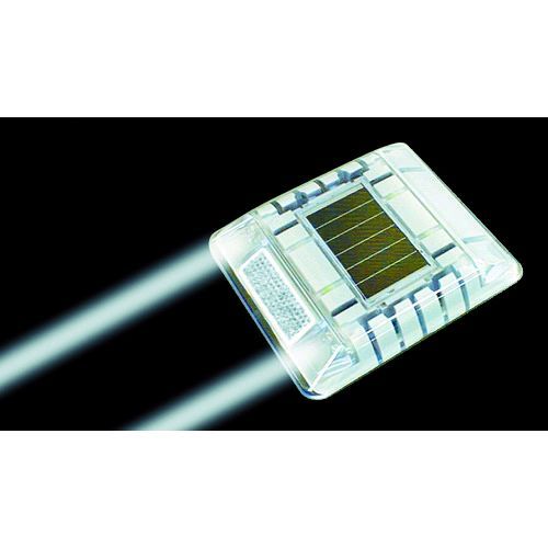 【特長】●ソーラー式のため、太陽光が当たる箇所では電池交換不要です。（約2〜3年間）●付属の両面テープまたは専用接着剤にて貼付けできます。【用途】●工場内の安全表示。●夜間の外灯がない箇所。●危険な場所の簡易誘導。●屋外駐車場で車両の誘導に...