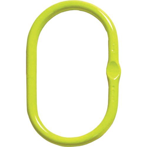 【特長】●大型クレーンでの使用に適した、より開口部の大きなマスターリンクです。●チェーンスリング・ワイヤスリングと組み合わせて使用します。【用途】●建築・土木・生産工場での吊り作業用。【仕様】●基本使用荷重(t)：8.0●適合チェーン線径(...