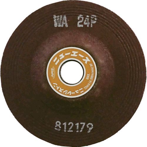 【特長】●研削用オフセットタイプの汎用品です。●広い用途に優れた能力を有する高性能レジノイドオフセット型研削砥石です。【用途】●ステンレス鋼用。●ビード取り、バリ取り。【仕様】●粒度(#)：24●砥材：WA●硬度：P●外径(mm)：100●...