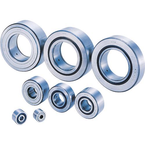 【特長】●保持器により、ころが案内されるため高速回転の使用に適します。●内輪に圧入されたスラストワッシャが外輪のアキシアル方向の案内をしています。●外輪とスラストワッシャの間は、ラビリンスを形成しています。●厚肉外輪に保持器付針状ころと内輪...