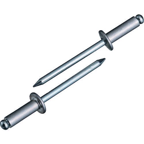 ロブテックスメーカーお問い合わせ：072-980-1111【特長】●必要な仕事に無駄なく使える少量サイズです。●片側から複数の母材をワン・アクションで締結できます。【仕様】●かしめ板厚(mm)：4.8〜8.0●リベット長(mm)：12.2●...