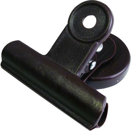 【特長】●シンプルで強力なクリップです。●裏面傷防止フィルム貼合なので、スチール面を傷つけません。【仕様】●色：ブラウン●縦(mm)：35●横(mm)：52【仕様2】●A4コピー用紙保持枚数：100枚【材質／仕上】●異方性フェライト磁石●A...