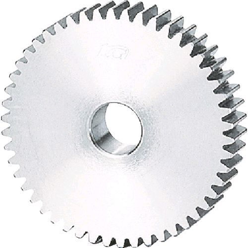 【特長】●小型精密歯車です。●品番末尾Hは、歯部高周波焼入済です。【用途】●一般産業機械、医療機器、食品機械に使用。【仕様】●モジュール：1●歯数：50●形状：A1●基準円直径(mm)：φ50●歯幅(mm)：10●穴径(mm)：φ8●歯先円...