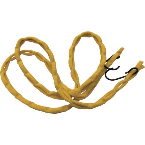 ユタカメイクメーカーお問い合わせ：072-441-2220【特長】●ゴム自身が輪の連続で引っ掛け可能です。●クモの巣のように自在に張り巡らせることができます。【用途】●自転車やバイクの荷物固定などに。【仕様】●色：イエロー●長さ(m)：1....