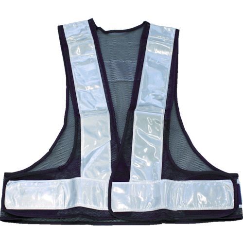 【特長】●マジック式のテープにて胴回りのサイズ調整が可能です。●高視認な70mm幅の反射材付です。●メッシュ部は破れにくいラッセル構造なので、ハードな場所での使用にも向いています。【用途】●交通整理。●工事・建築現場。●鉄道保線区作業。【仕...
