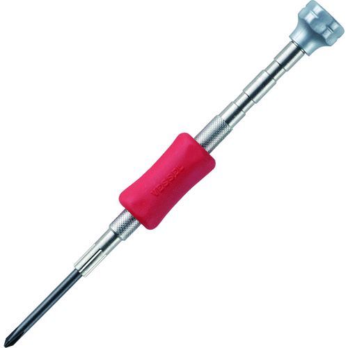 ベッセルメーカーお問い合わせ：0120-999-914【特長】●クッショングリップはハンドルを自在にスライドできるので、使いやすいお好みの位置に移動できます。●ローレット加工で細かな回転が行えます。●豊富なサイズで多様な精密ねじに対応します...