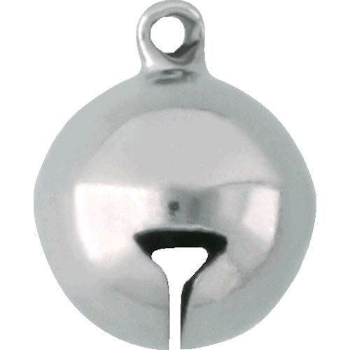 【特長】●注意喚起や防犯用の鈴です。【用途】●注意喚起や防犯用として。●台車やカゴ車などに取り付け衝突防止喚起に。【仕様】●色：シルバー●縦(mm)：15●横(mm)：15●袋入数（個）：5【仕様2】●紐なし【材質／仕上】●真鍮【原産国】中国