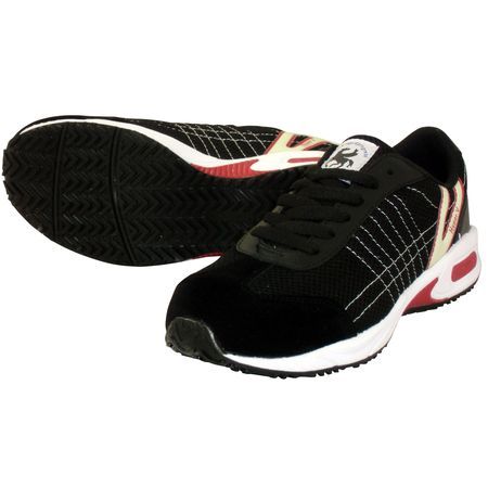 日進ゴム086-243-2456【商品説明】■耐油・耐滑・クッション性に優れたHyperVソール搭載セーフティ■高い耐滑性能があり、水や油など滑りやすい場所での作業で効果を発揮！■スタイリッシュなデザインで、アッパーにムレにくいメッシュ材を...