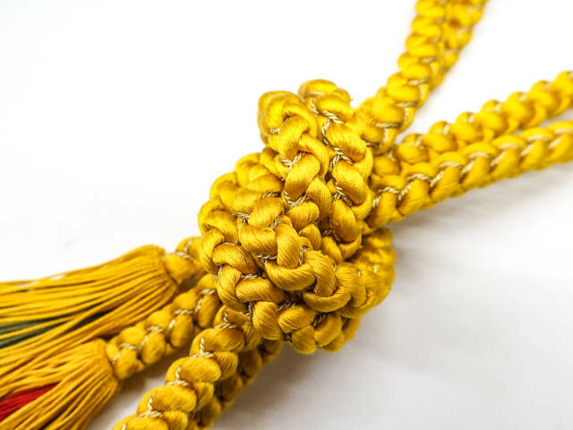 寸法　品質 素材：正絹 地色：黄色 ■サイズ 長さ：約168cm（房含む） ※リサイクル商品ですので、記載しております。 ※中古の商品だという点を御理解の上、ご入札くださいますようお願い申し上げます。 ※商品画像につきましては、パソコンの機...