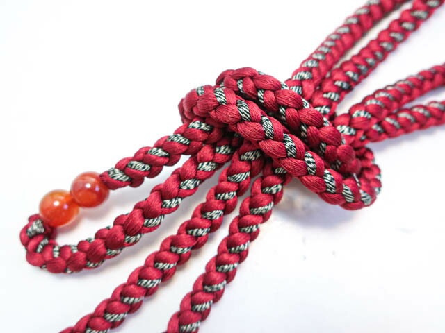 寸法　品質 素材：正絹 地色：えんじ色 ■サイズ 長さ：約168cm（房含む） ※リサイクル商品ですので、記載しております。 ※中古の商品だという点を御理解の上、ご入札くださいますようお願い申し上げます。 ※商品画像につきましては、パソコン...