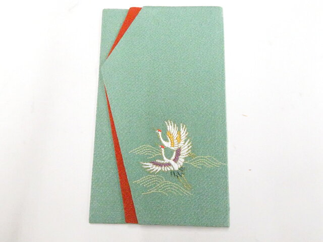 【サイズ・素材・お色】 サイズ：約20.5cm×約12cm 地色：薄緑 (1枚目の画像が近いお色かと思われます) 素材：レーヨン 【商品状態】 汚れ:なし。 ランク:N その他: 【ランク説明】 N:新品・未使用品 S:未使用品に近い A:...