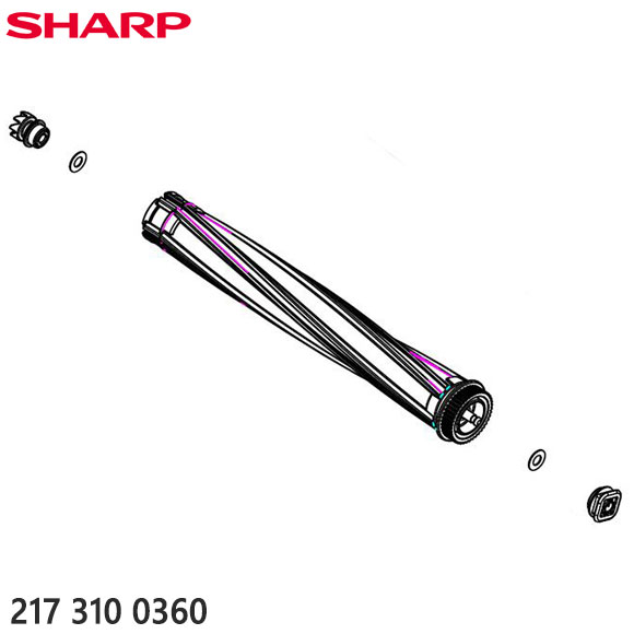 在庫状況 【 お取り寄せ 】 ※離島・沖縄県は配送不可 ※ご注文前に、型番及び適応機種を必ずご確認ください。 SHARP シャープ メーカー純正 回転ブラシ(ギアホルダー・キャップホルダー付き) 掃除機用 ※2173100347/21731...