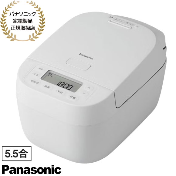 &nbsp; 在庫状況 【 在庫有り 】 ※離島・沖縄県は配送不可 パナソニック Panasonic IHジャー炊飯器 5.5合 備長炭釜 [SR-N210E-W (ホワイト)] 2026年6月1日発売 ※商品の詳細はメーカーサポート等でご...