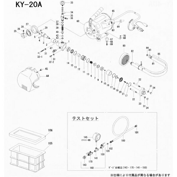 【楽天市場】KY-20A/KY-40A テストポンプ用 75φ×4Mpa オイル入 圧力計：井筒屋楽天市場店