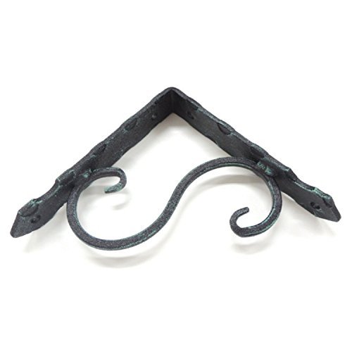 ケイジーワイ工業 鍛冶屋の棚受 アンティック 青銅 105x105 4963784500226105x105手作りのアンティーク調の棚受です板厚:3mm板巾:20mm仕上:メッキ耐荷重:20kg/本ケイジーワイ工業 鍛冶屋の棚受 アンティッ...