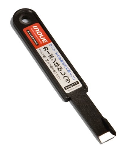 井上工具 INOUE カーボンはがしヘラ 2wayタイプ 17045 4530545005254サイズ：幅/7mm、14mm、高さ/148mm材質：ポリアミド炭素入り