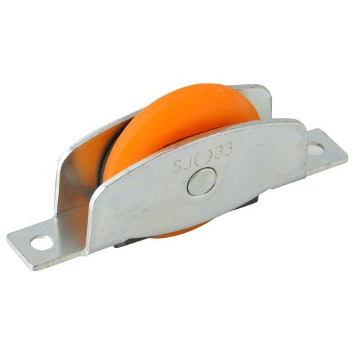 家研販売 KAKEN 木製引き戸用 おそうじ戸車 中付け用 SJ-V33 4983658136610外観形状：中付け用戸車サイズ：長さ48×高さ25.5×厚み14mmコマ形状：V型コマ(材質：ウレタンφ33/車軸：直芯） レール形状：V型レ...