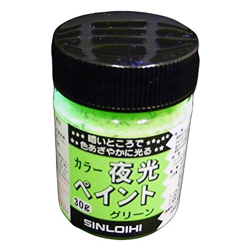 シンロイヒ ルミノカラー夜光ペイント グリーン 30g 4939333000028カラー：グリーン容量：30g
