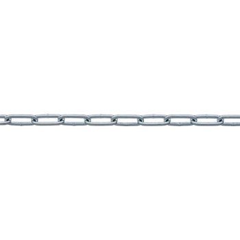 ニッサチェイン 鉄ユニクロ溶接リンクチェイン 3mm×30m IW2030 4968462159758全長(m）：30線径d(mm）：3.0内長P(mm）：21内幅W(mm）：5使用荷重(kN）：0.49
