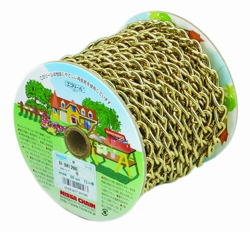 ニッサチェイン 鉄カラー金 ワイドマンテルチェーン 参考使用荷重60kg 15m R-IM126E 4968462140183抗張力(kgf）：60形状：ワイドマンテル リール巻きチェインリール寸法：120Φ×120mmリール重量：117g...