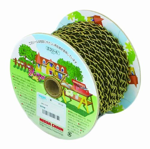 ニッサチェイン 鉄カラー金 マンテルチェーン 参考使用荷重40kg 15m R-IM20E 4968462140381抗張力(kgf）：40形状：マンテル リール巻チェインリール寸法：120Φ×80mmリール重量：100g重量：82.0g/...