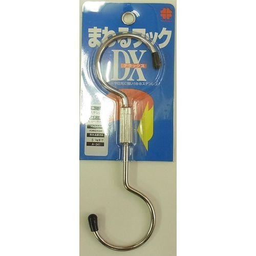 ニッサチェイン まわるフックデラックス 40/40 長さ160mm 参考使用荷重5kg A-341 4968462003419線径：4.0mm内径：40/40mm長さ：160mm参考使用荷重：5.0kgキャップ：塩ビ回転部：真ちゅう・ニッケ...