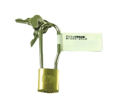 アルファ 南京錠 吊長タイプ 1000-20L/S 4973658067434