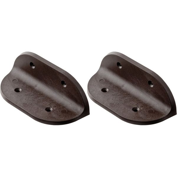 ●2×6材・1×6材用ビス付左右棚受けセット●耐荷重（約）：7kg（2個使用時）●セット内容：棚受け本体×2個、頭部着色ねじ×8本●カラー：ダークブラウン