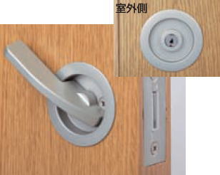 引戸レバー鎌錠 鍵付間仕切錠（個室錠）BS38mm、51mm引戸レバー鎌錠 鍵付間仕切錠（個室錠）BS38mm、51mm