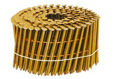 KN村田産業 ワイヤ連結デジN釘 MF-N65KN村田産業 ワイヤ連結デジN釘 MF-N65在来軸組工法の構造用合板打付用日本工業規格（JIS）適合品釘寸法を色と数字でダブルチェックができる「デジN釘」です。