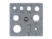 ミヤナガ 位置決めプレート PPアクアショット使用時の位置決めに！φ4、5、6、7、8.5、10、12.5mmの穴があいています。フリーの穴部分は鉄工ドリルなどで任意のサイズに広げて使用できます（φ20まで）。穴をあけたいところにマーキング...