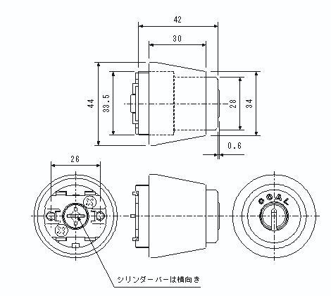 GOAL ゴール V-GMSW シル （シリンダー） DT29〜46商品の説明：BS=バックセット　DT=ドア厚GOAL ゴール V-GMSW シル （シリンダー） DT29〜46
