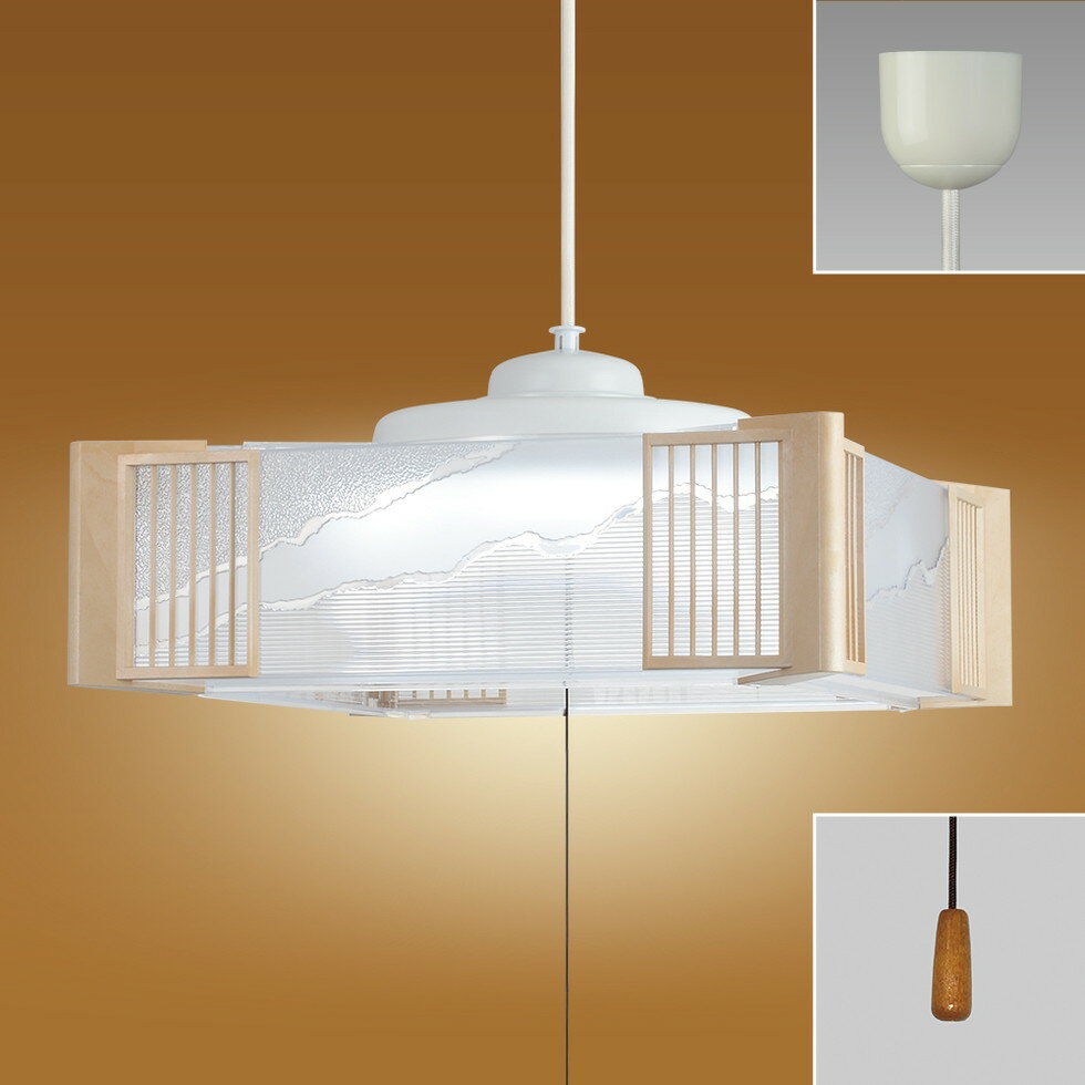 〜8畳 昼光色 木調樹脂飾り(白茶色)　※画像はイメージ画像となります。ご注文の際は必ずメーカーHP等で、型番、色、寸法、製品の仕様・規格等お確かめの上ご注文ください。※商品の掲載には細心の注意を払っておりますが、ごくまれに誤記述があること...