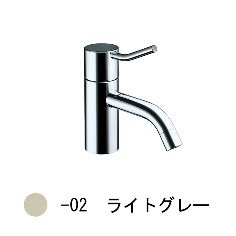 VOLA ボラ VOLA 立水栓 カラー：ライトグレー ※吐水方法：泡まつ ※止水栓の給水管接続部ねじの呼びがG1/2の場合、別売りの接続アダプタが必要です。
