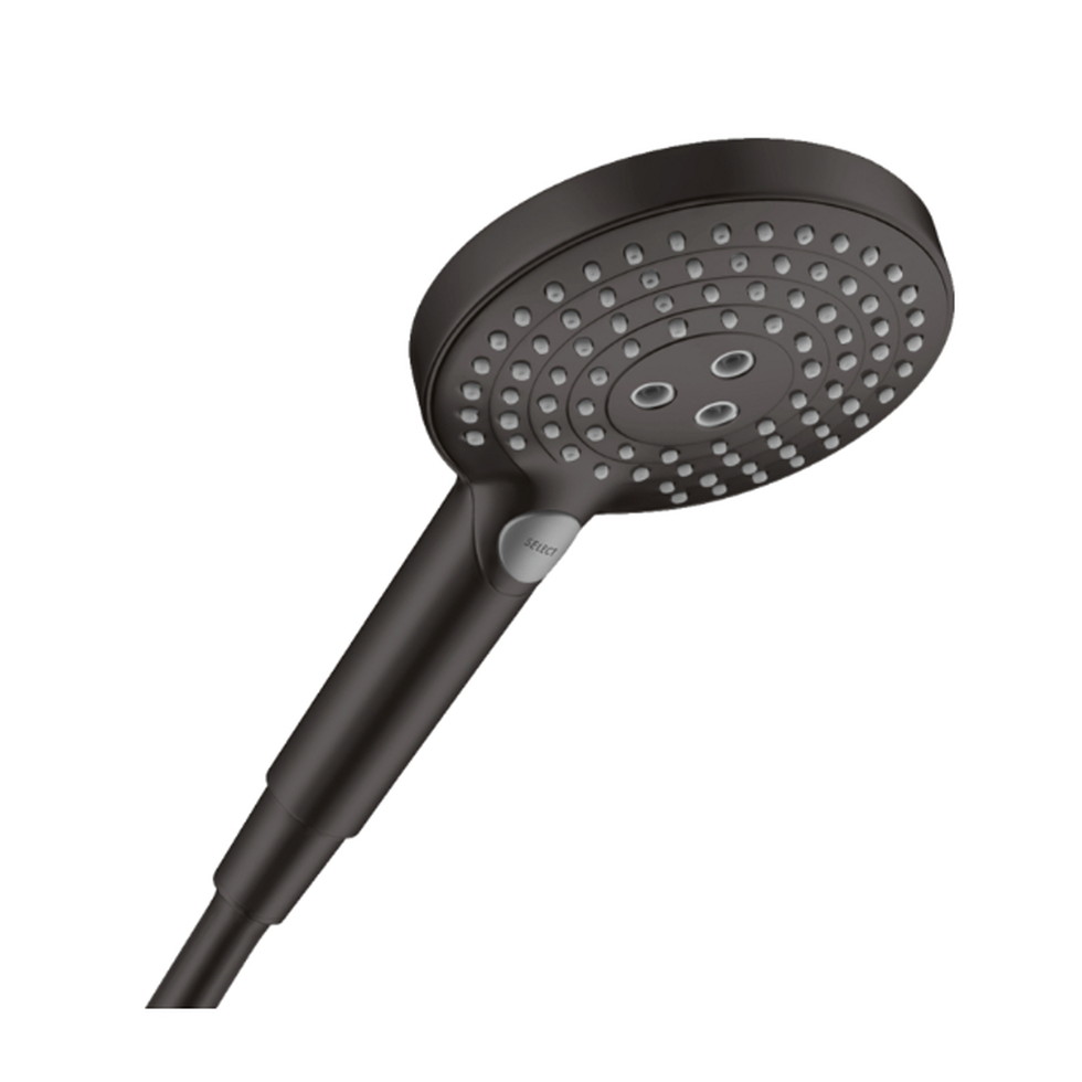 Raindance Select レインダンスセレクトS　ハンドシャワー120 3ジェット (レインエア/レイン/ワール) カラー：マットブラック